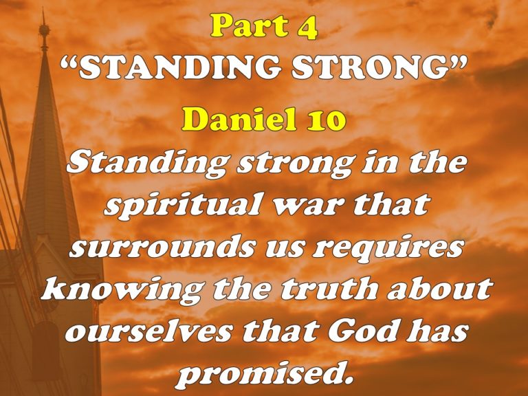 Standing Strong - Christ Our Savior UMC, Quartz Hill